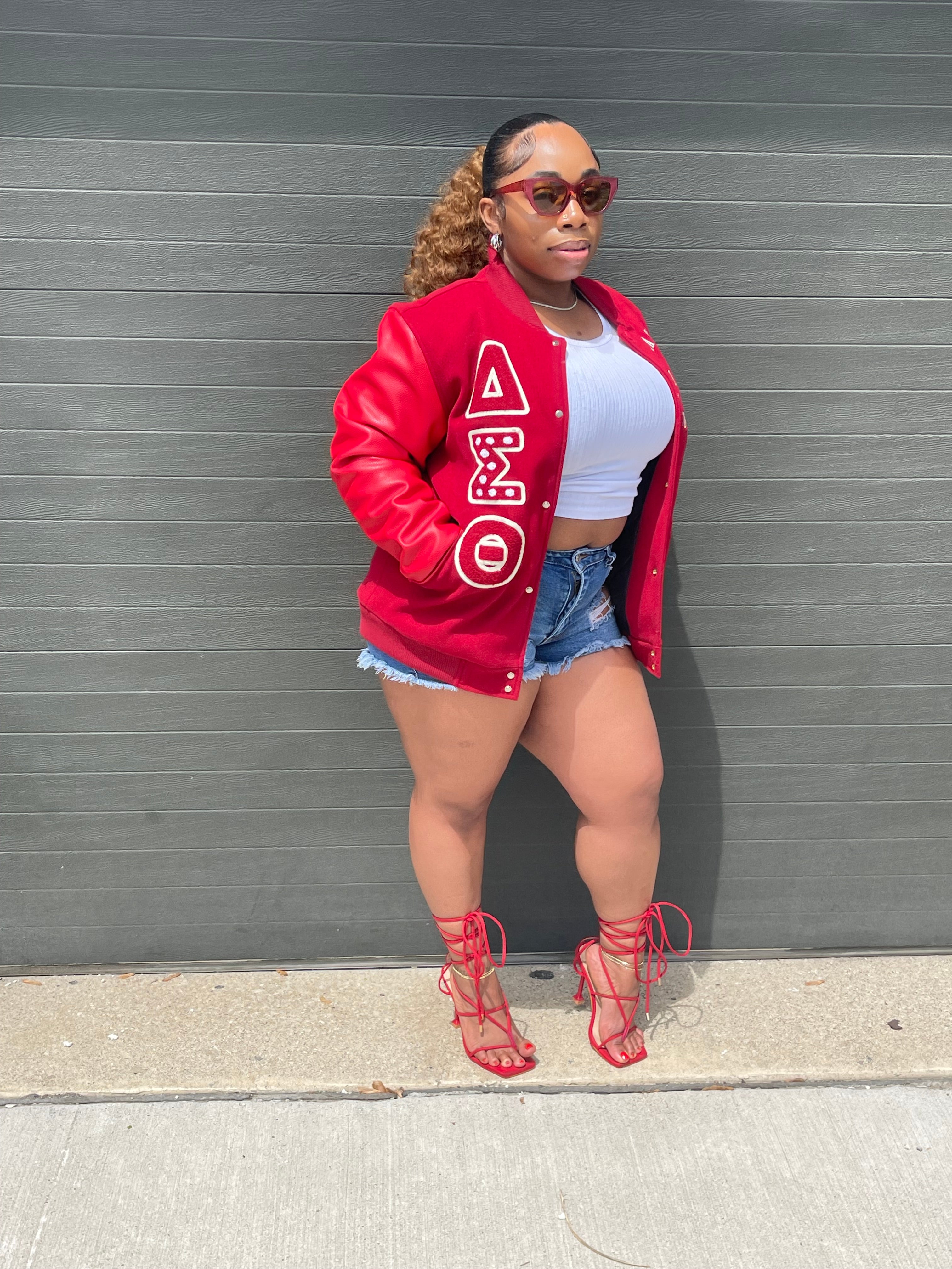 Crimson Delta Sigma Theta Varsity Letterman Jacket – SHOPMYTM