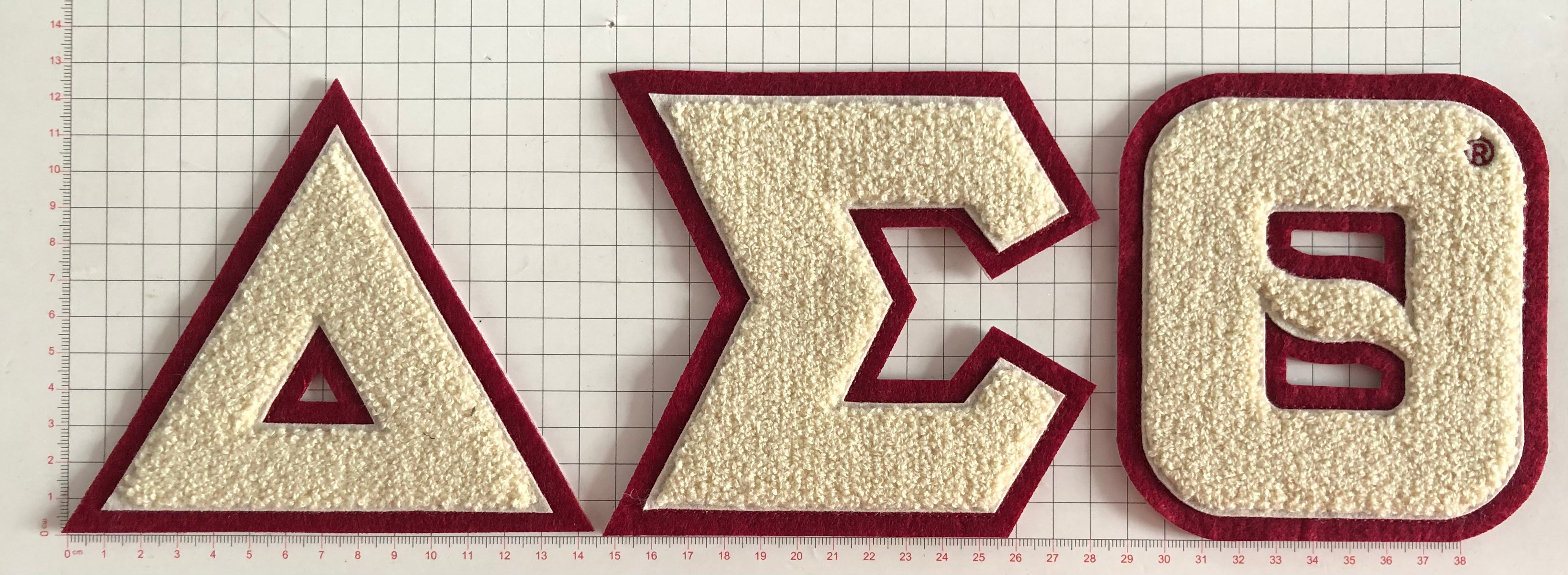 Delta Sigma Theta Chenille Greek Letters – SHOPMYTM